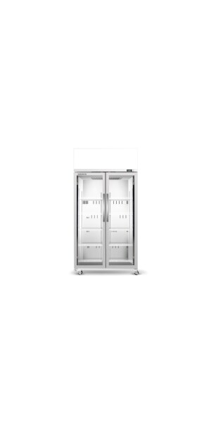 SKOPE TCE1000N 2 Glass Door Display or Storage Fridge with EZICORE ...